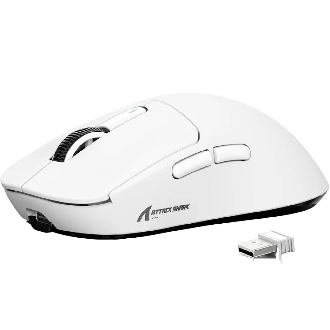 ATTACK SHARK X3 Wireless Gaming Mouse PAW3395 Superlight – The TechU Store