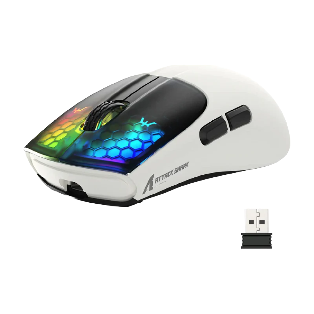 ATTACK SHARK X5 Ultralight RGB Wireless Gaming Mouse – The TechU Store