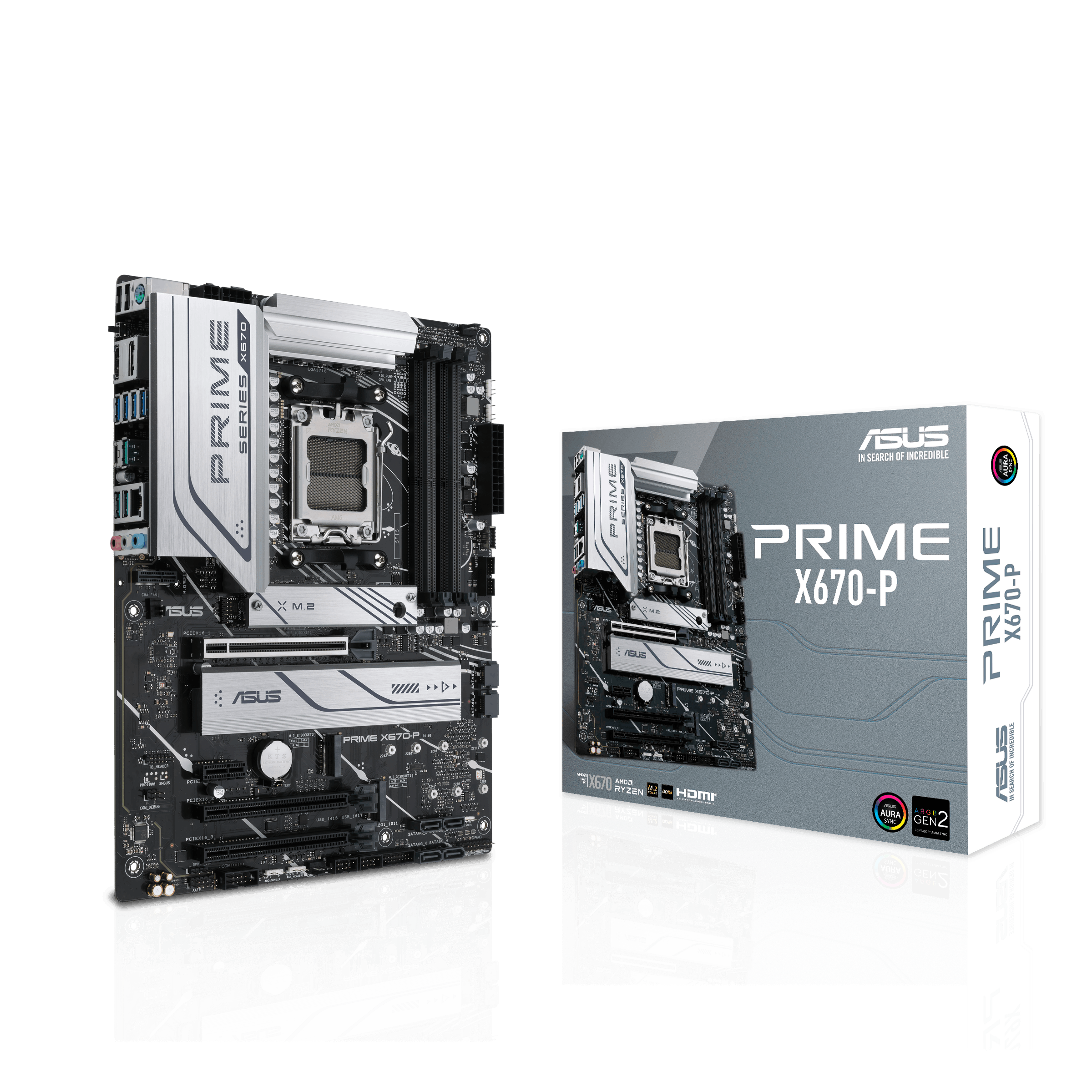 Asus Prime X670-P - DDR5 AMD AM5 ATX Motherboard – The TechU Store